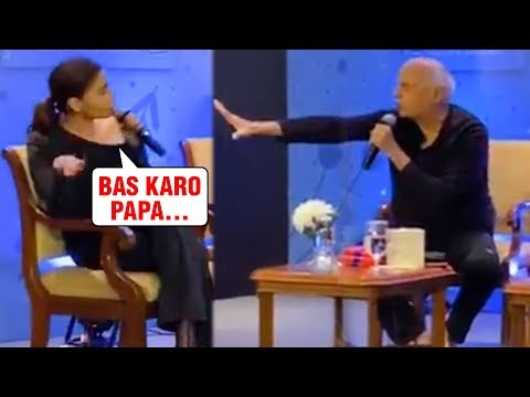 Alia Bhatt IRRITATED, Shouts At Her Father Mahesh Bhatt | Shaheen Bhatt's Book Launch