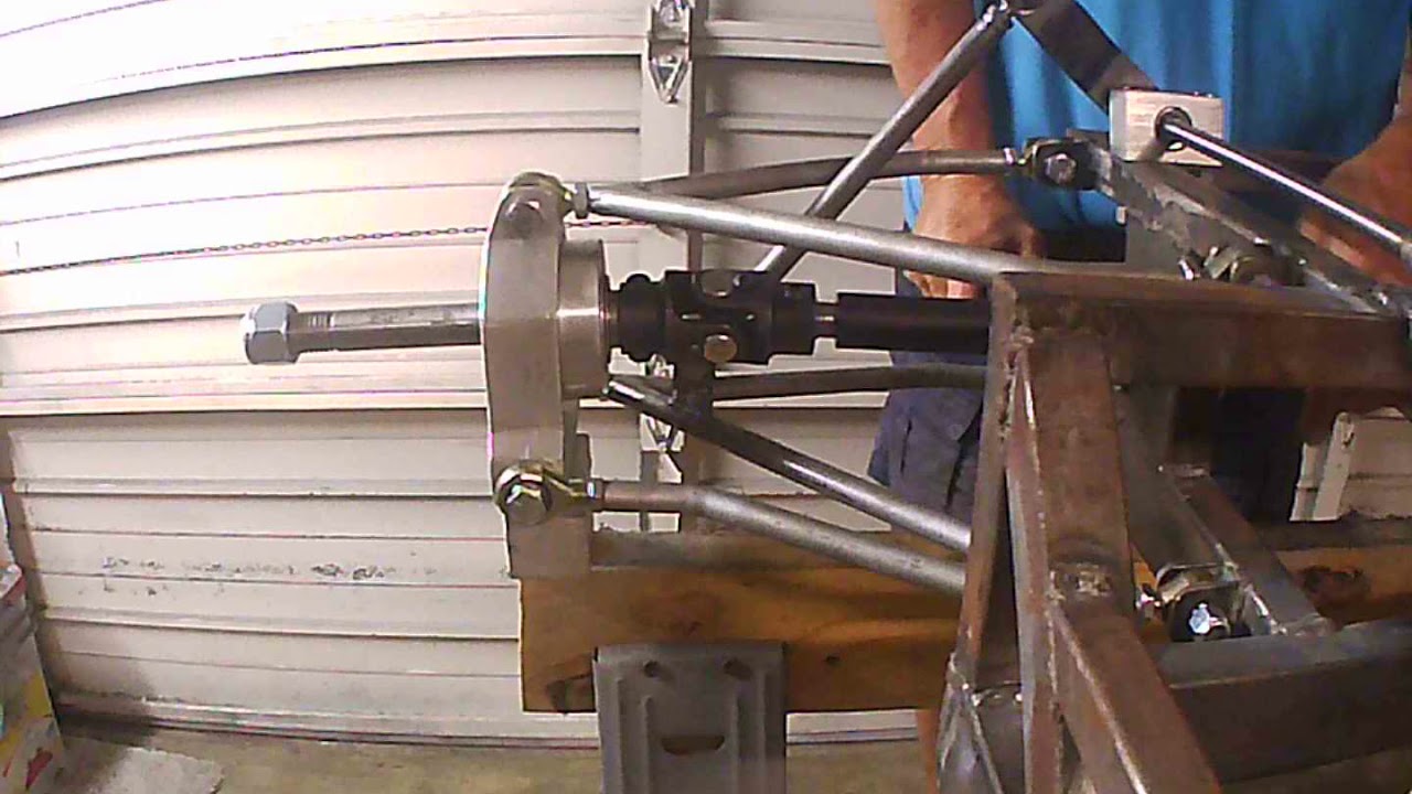 Alfa Romeo cyclekart IRS demo - YouTube