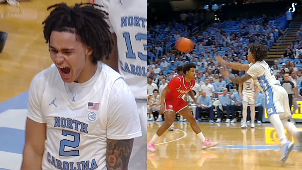 Elliot Cadeau Drops 6 Dimes In UNC Debut! - YouTube