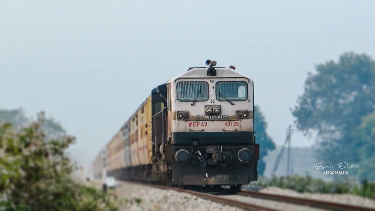 Train in Divertion | Aronai Exp led by Siliguri Dual Cab EMD cruising ...