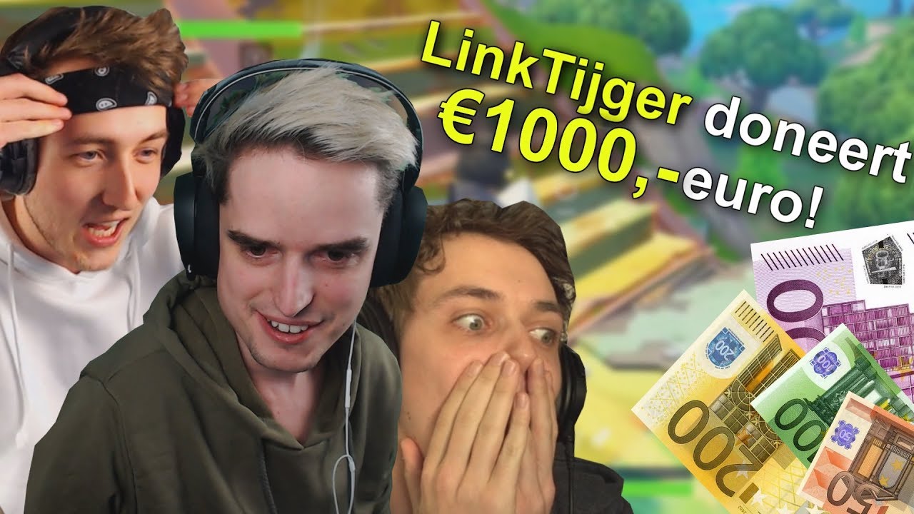 1000 EURO DONEREN AAN STREAMERS! - YouTube