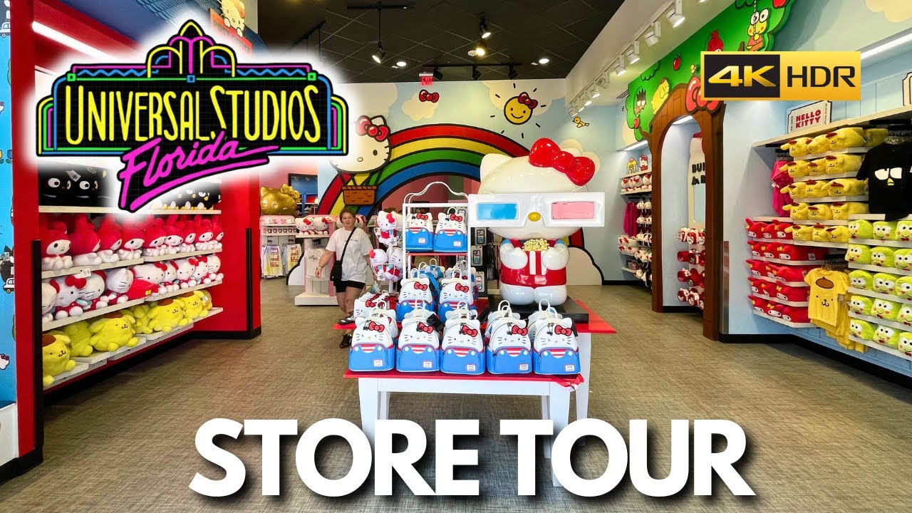 Universal Studios Orlando Hello Kitty Merchandise Store Tour - YouTube