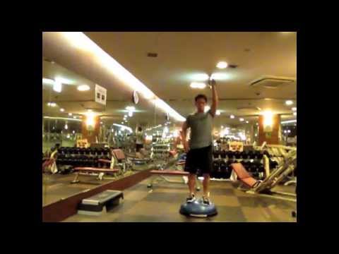 Bosu training for surf'ing - YouTube