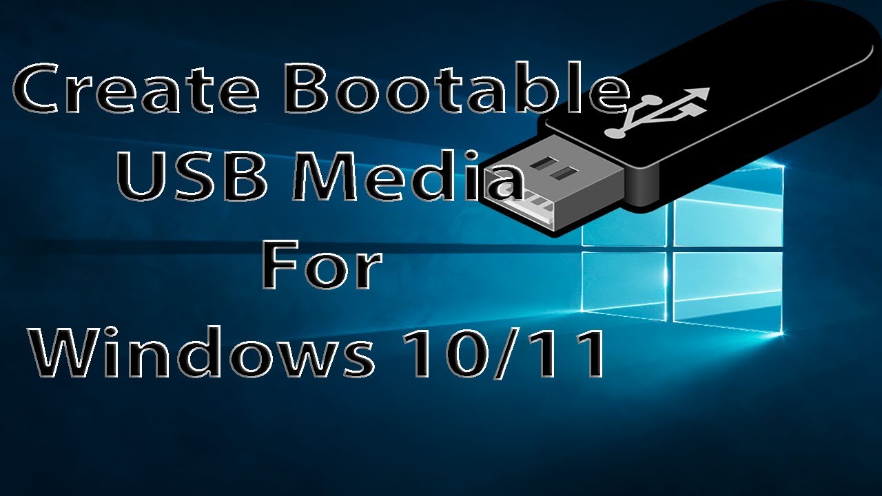 Create Windows 10 and 11 USB Installation Media Using Rufus - YouTube