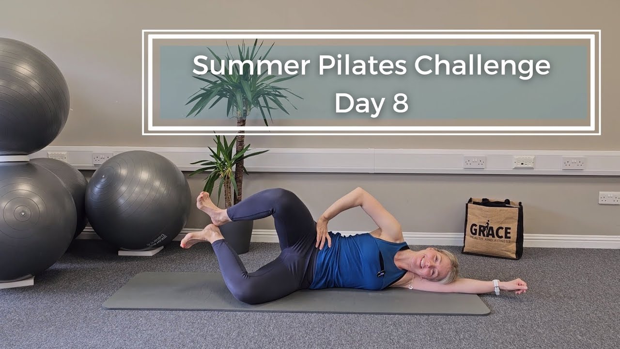 Summer Pilates Challenge 23 Day 8 - YouTube