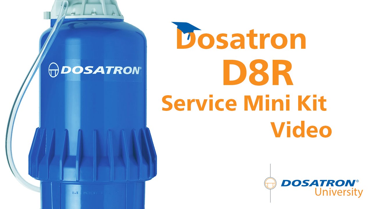 Dosatron's D8R - 40 GPM Service Video using the Mini Maintenance Kit #8PJ052MINI-H - YouTube