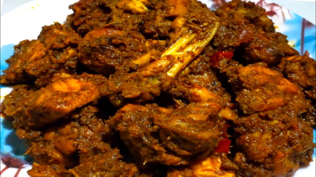 Rosted chicken / bhuna chicken masala/ chicken recipe - YouTube