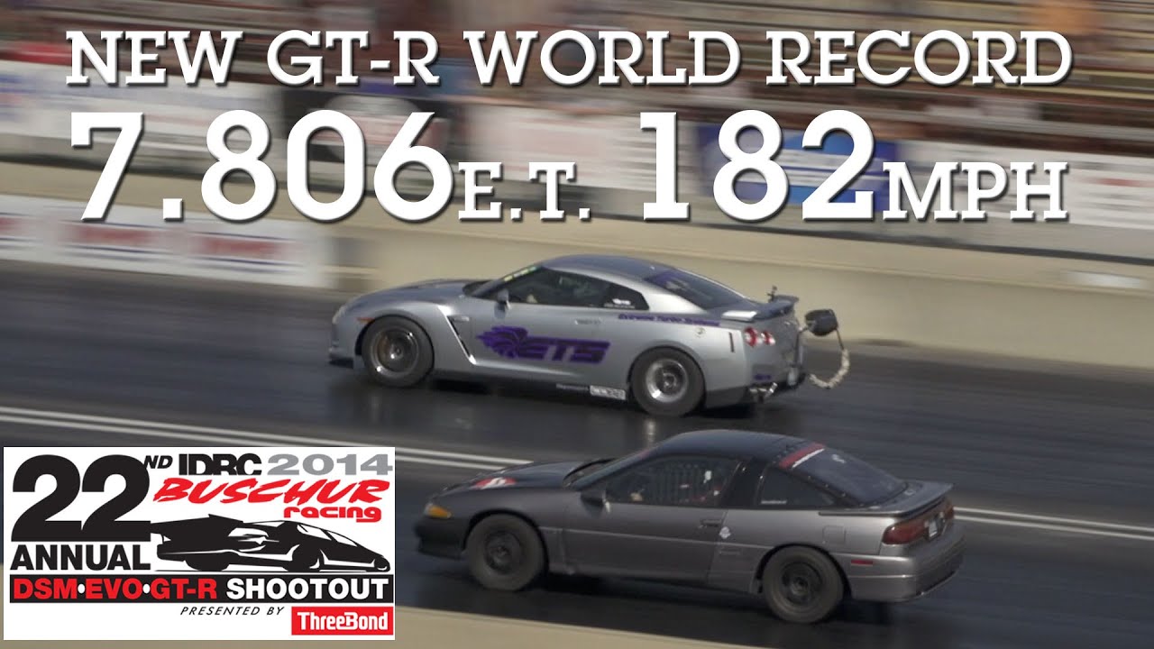 ETS/English Racing GT-R breaks its own world record with a 7.806@182 ...