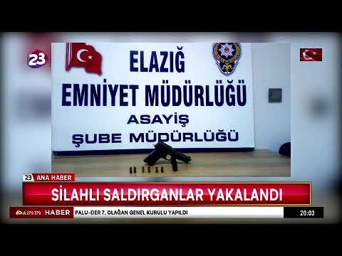 SİLAHLI SALDIRGANLAR YAKALANDI