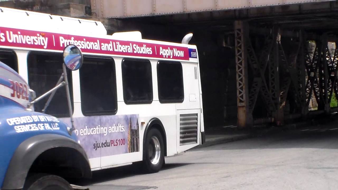 SEPTA BUS: NEW FLYER D40LF 5589 ON ROUTE: 117 - YouTube