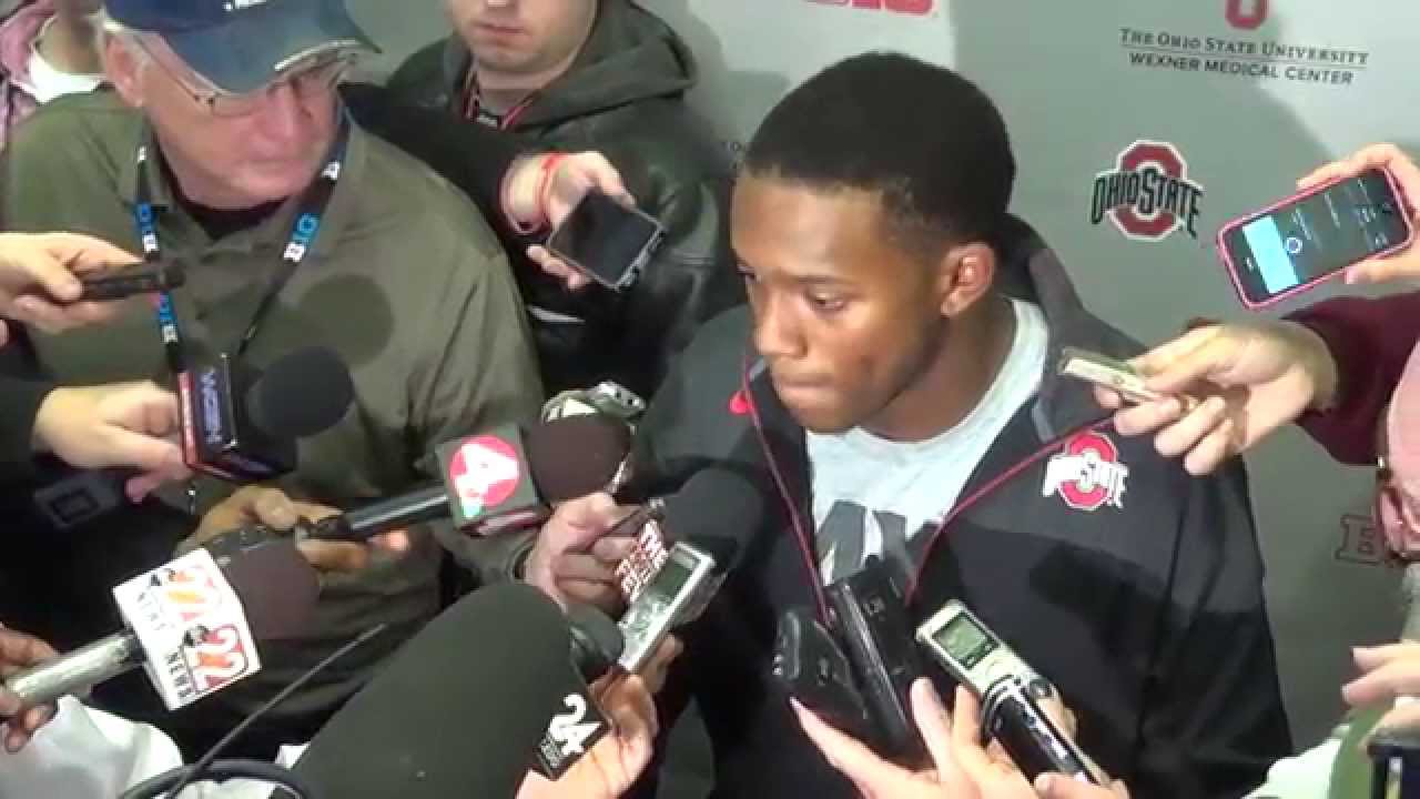 Derron Lee Post-Game Interview (OSU 42, Michigan 28) - YouTube