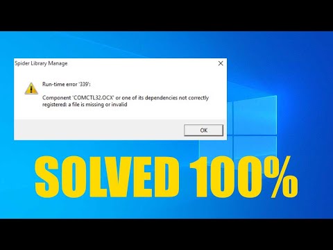 How to Fix COMDLG32.ocx Missing or Invalid Error Windows 10/11