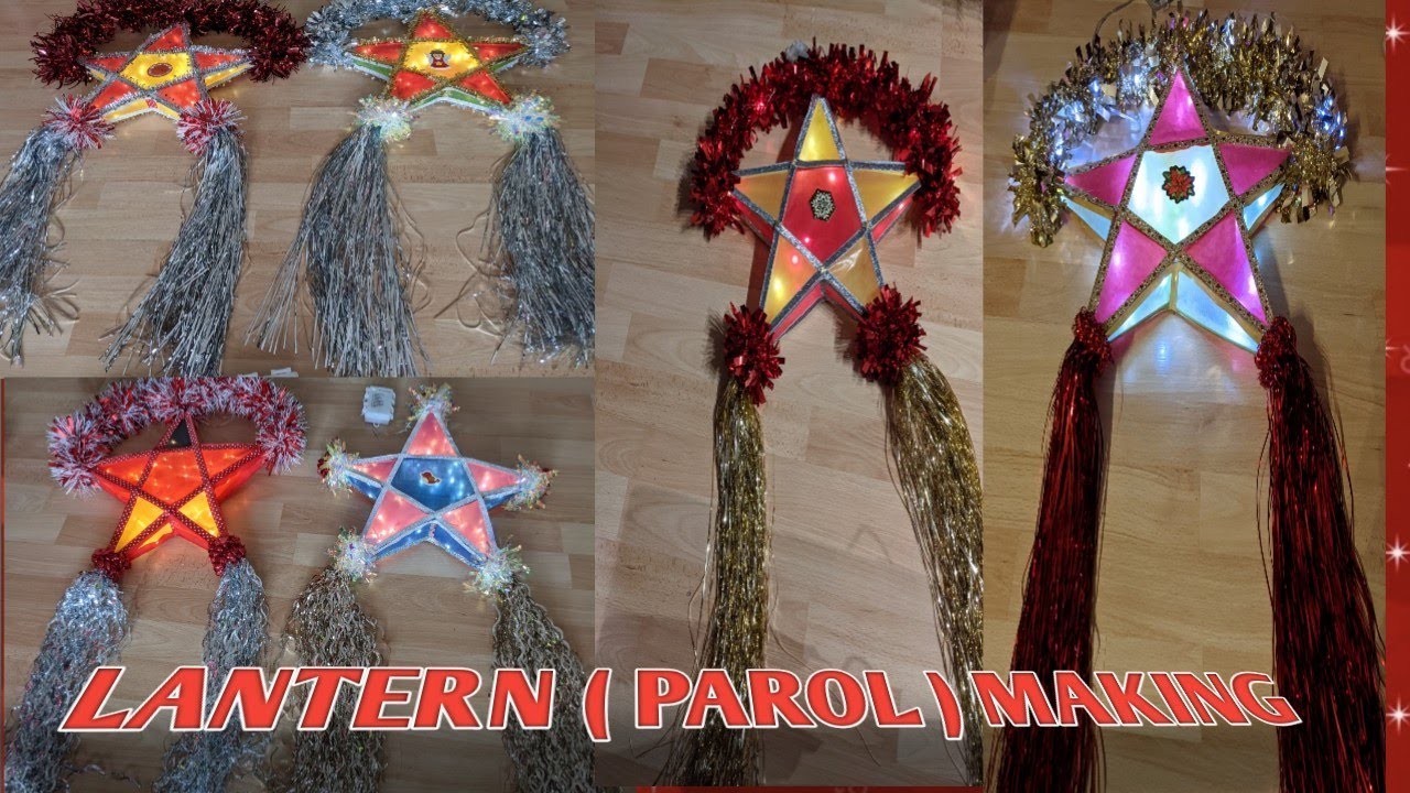 DIY LANTERN (PAROL) MAKING - YouTube