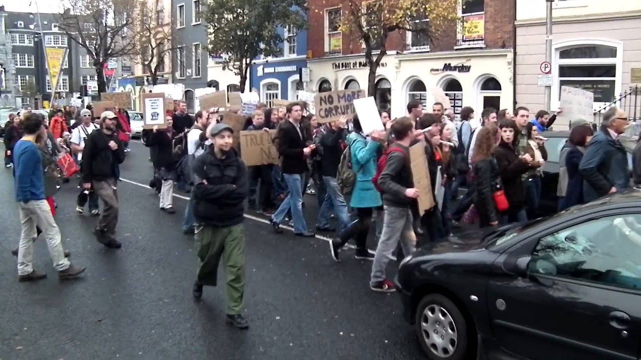 Occupy Cork Protest. Part 1 - YouTube