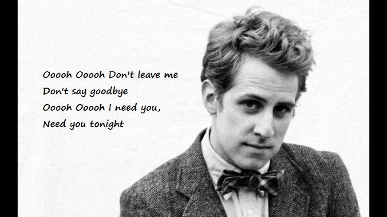 Ben Rector - Need You Tonight Lyrics - YouTube