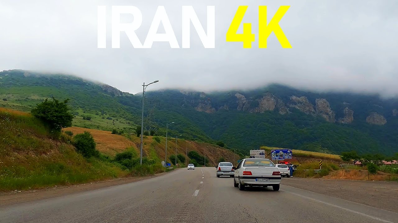 IRAN: Ardabil Astara Road (Heyran Road), SPEED 5X | ایران جاده اردبیل ...