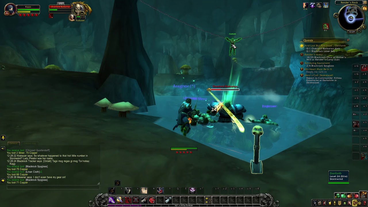 Blackrock Lever Key quest item location - World of Warcraft - YouTube