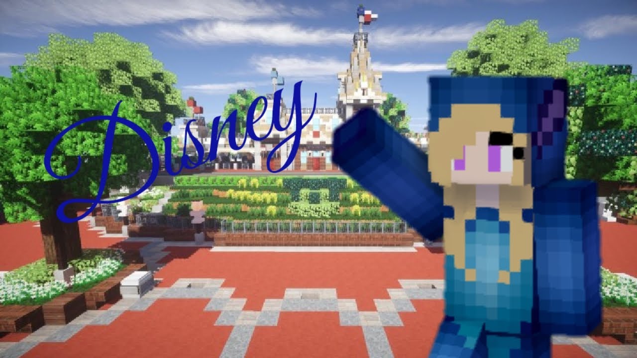 I WENT TO DISNEY IN MINECRAFT!!! - YouTube