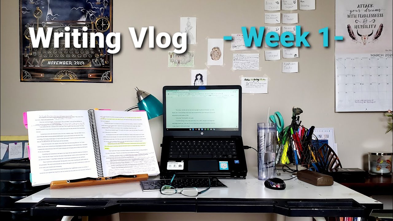Writing Vlog Week 1 - YouTube