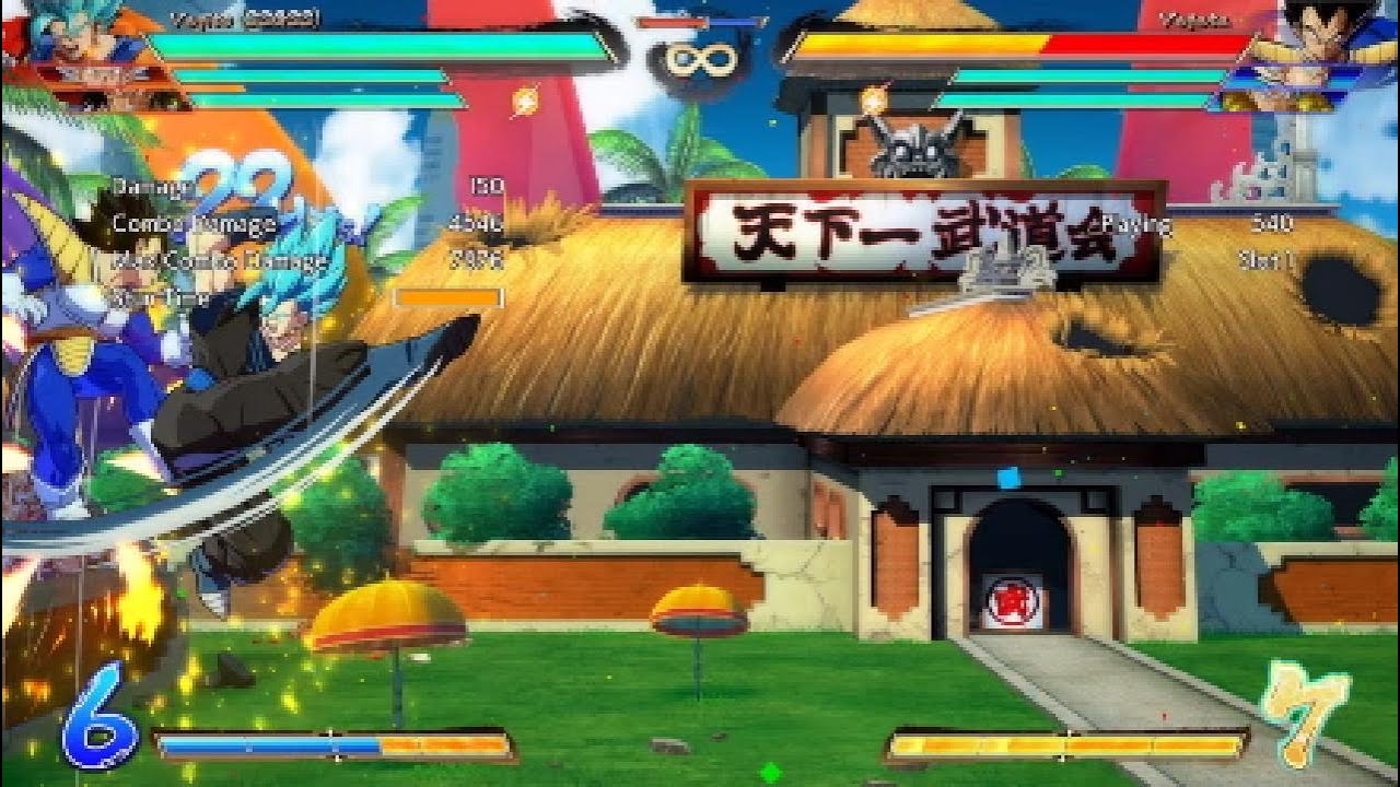 Blue numbers combo DBFZ - YouTube