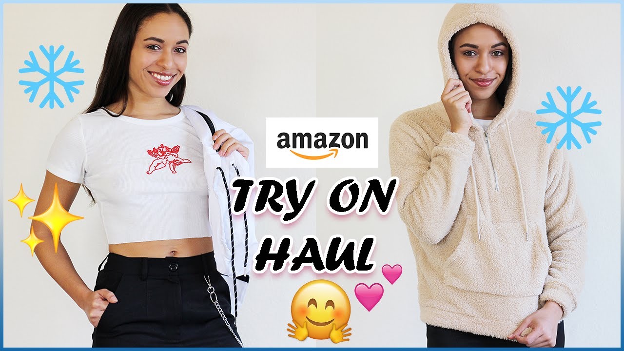 CUTE AMAZON WINTER TRY ON HAUL ZAFUL 2020 ( ‿ ) CROP TOPS, CARGO PANTS ...