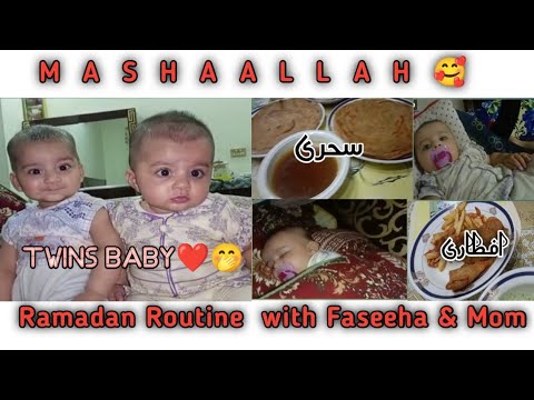 Sehri to Iftari vlog with Faseeha & Mom | Faseeha ka twin Bhai 😍 ️ ...
