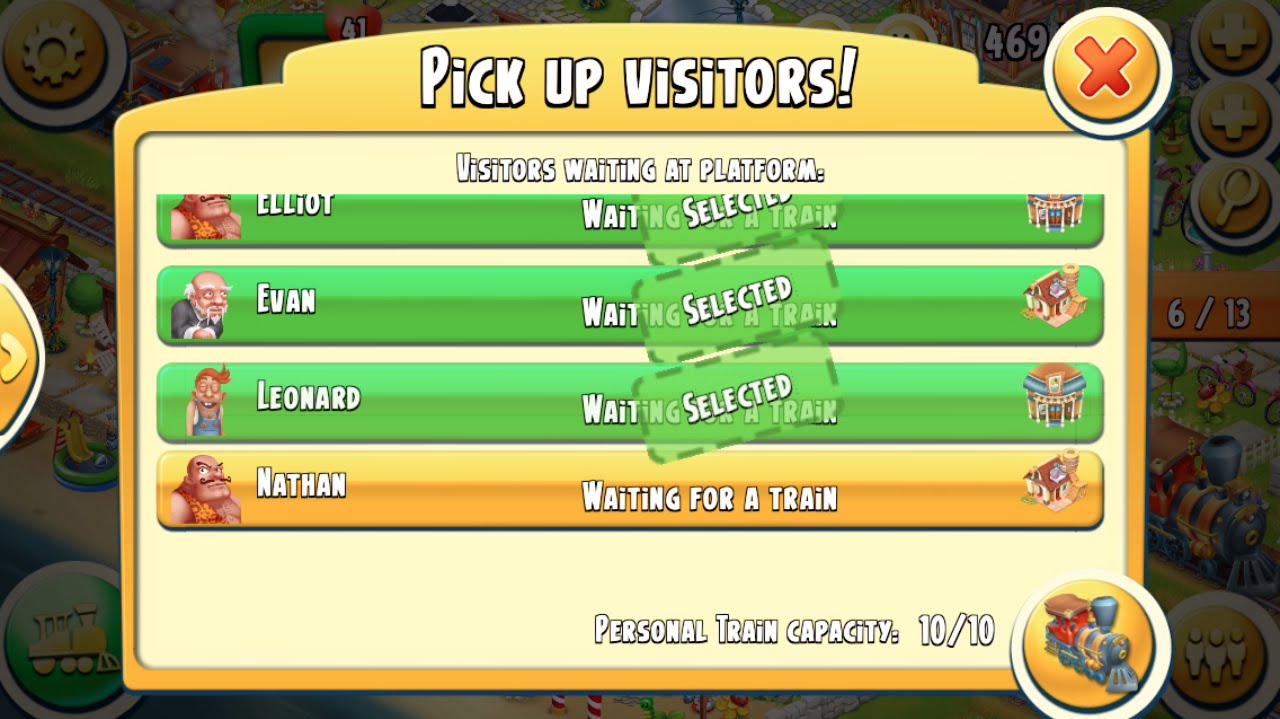 Pick Up Visitors by Personal Train in Hay Day Level 78 | Part 23 ...