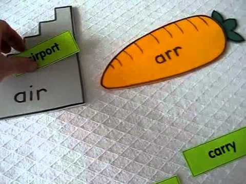 Grade 1 - Reading, Phonics, Spelling game: "are", "arr", "air" sounds ...