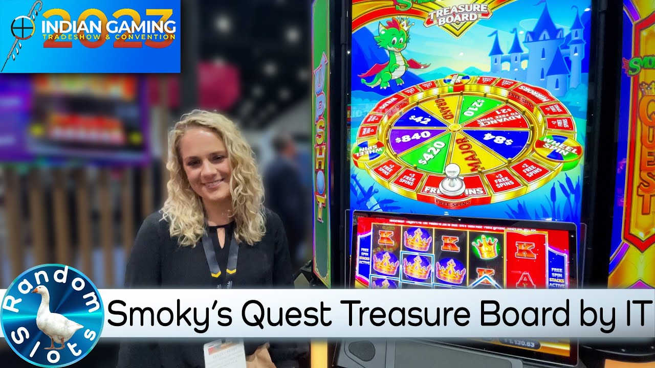 Smokey's Quest Treasure Board Slot Machine by Incredible Technologies ...