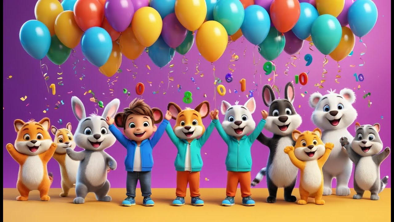 One, Two, Three—Let’s Count to Ten! | Popular Nursery Rhyme ...