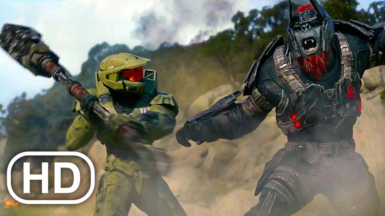 Halo Master Chief Destroys Army Of Brutes Scene (2024) 4K ULTRA HD ...