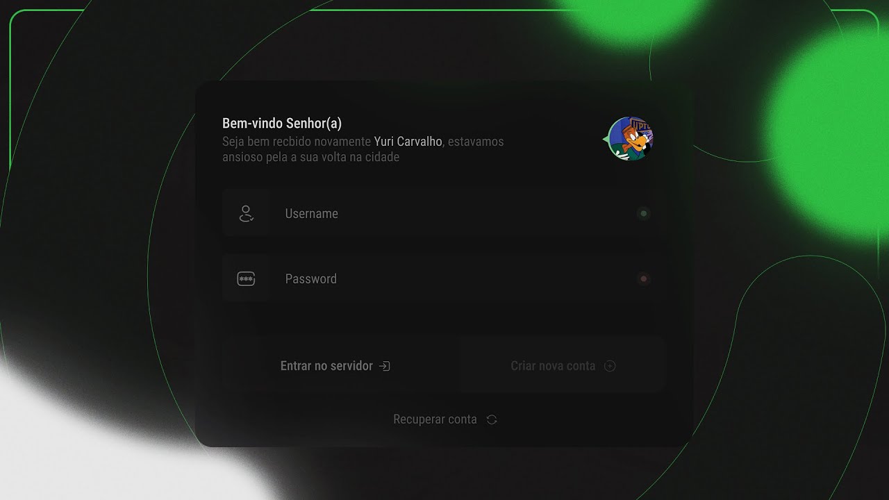 [MTA:SA] Painel de Login - YouTube