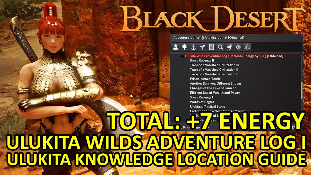 Ulukita Wilds Adventure Log I Knowledge Guide Location (Total +7 Max ...