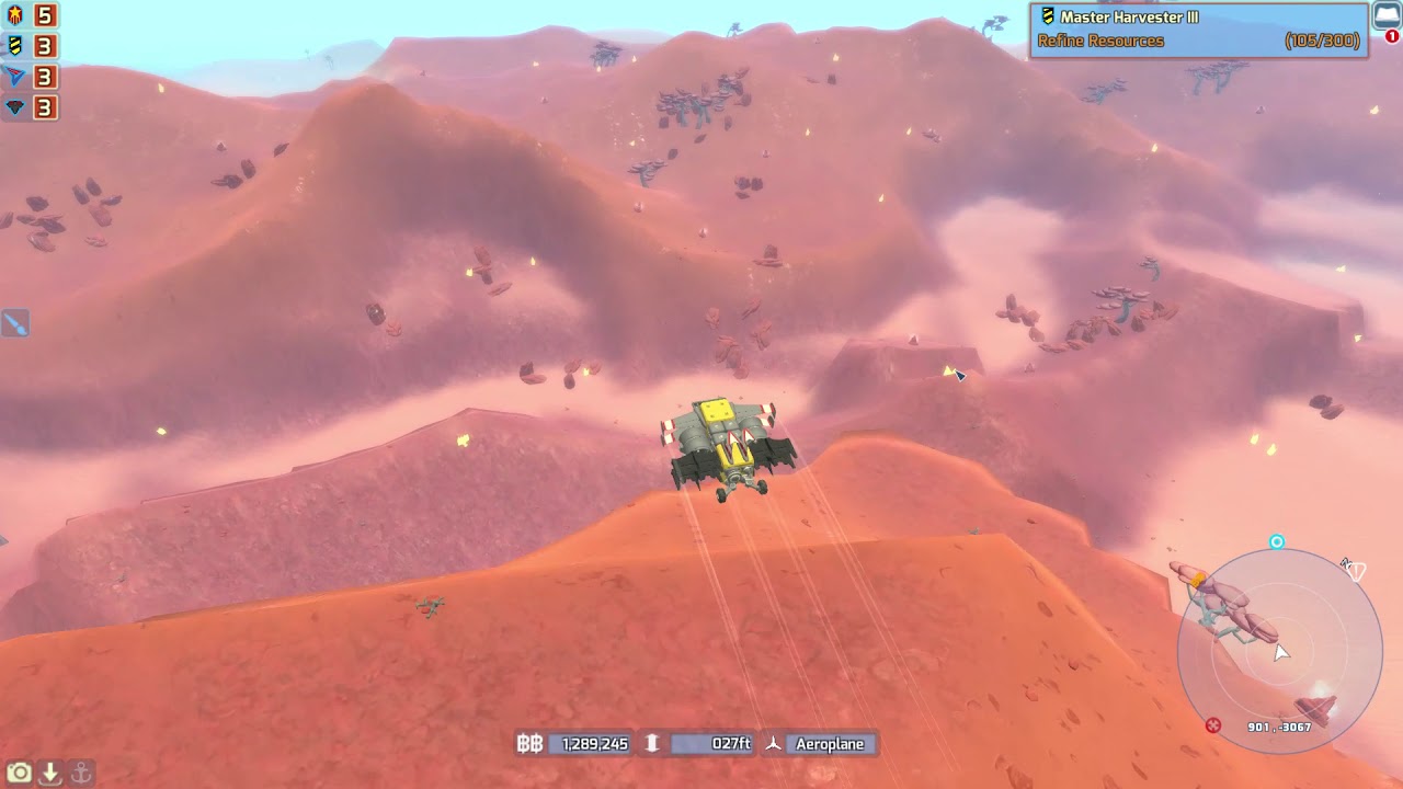 Mountain biome fly-by TerraTech - YouTube