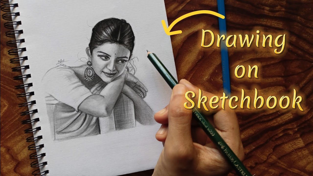 Drawing on Sketchbook ️ - YouTube