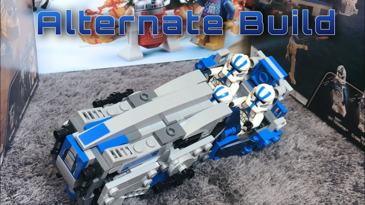 Lego Star Wars 75280 501st battle pack Heavy speeder Alternate build ...