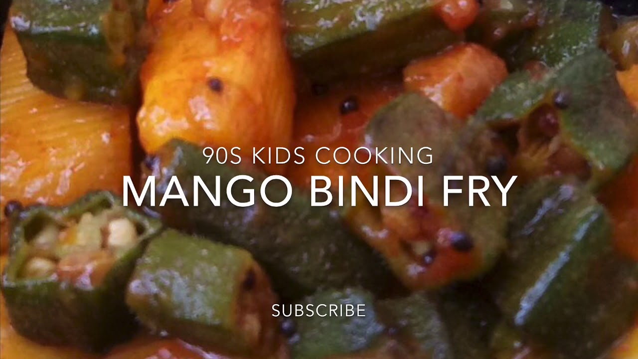 How to make mango bindi fry in tamil | mango recipes|| மாம்பழம் ...