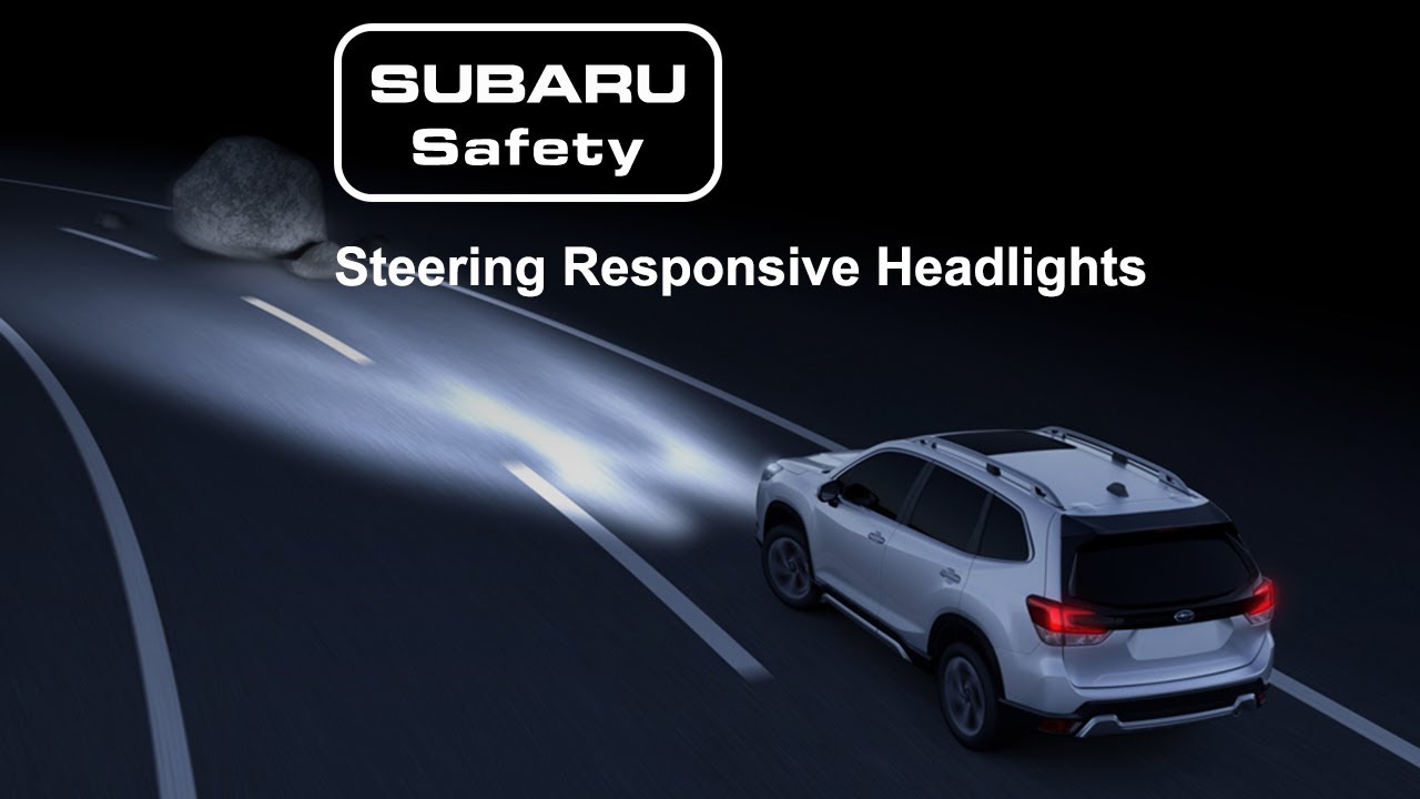 Subaru Safety Features - Steering Responsive Headlights - YouTube