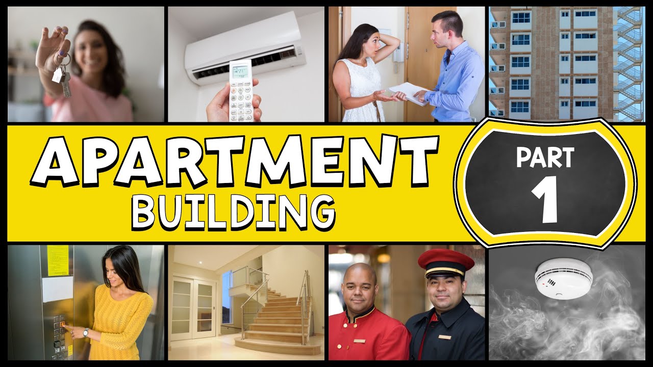 Lecciones en Inglés de Apartamentos: Vocabulario - Parte 1 | Apartment ...