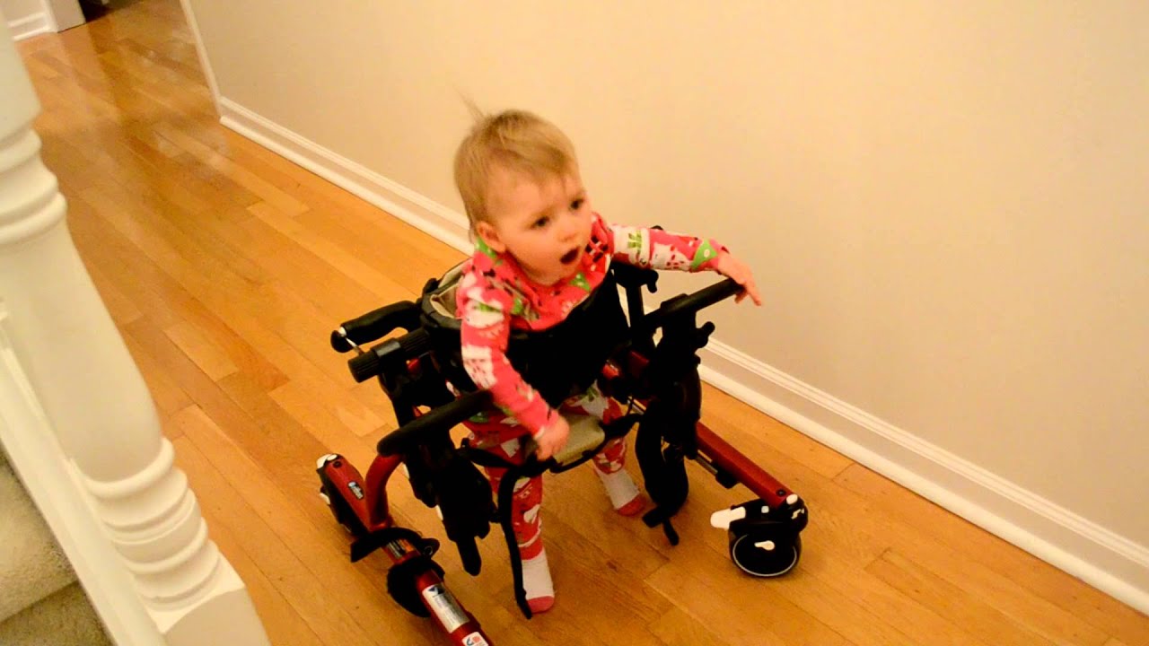 Kaitlyn Rifton Mini Gait Trainer - YouTube