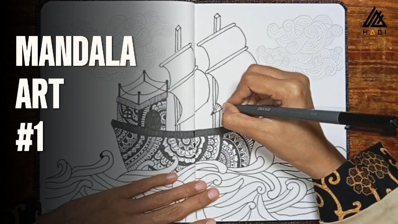 mandala art #1 || mandala ship art || zendoodle art || pattern art ...