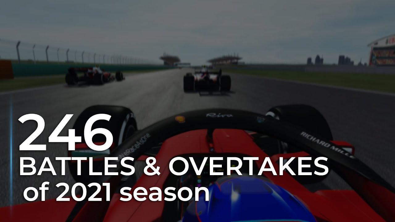 F1 2021 - The Best Battles & Overtakes Compilation | rFactor 2 - YouTube