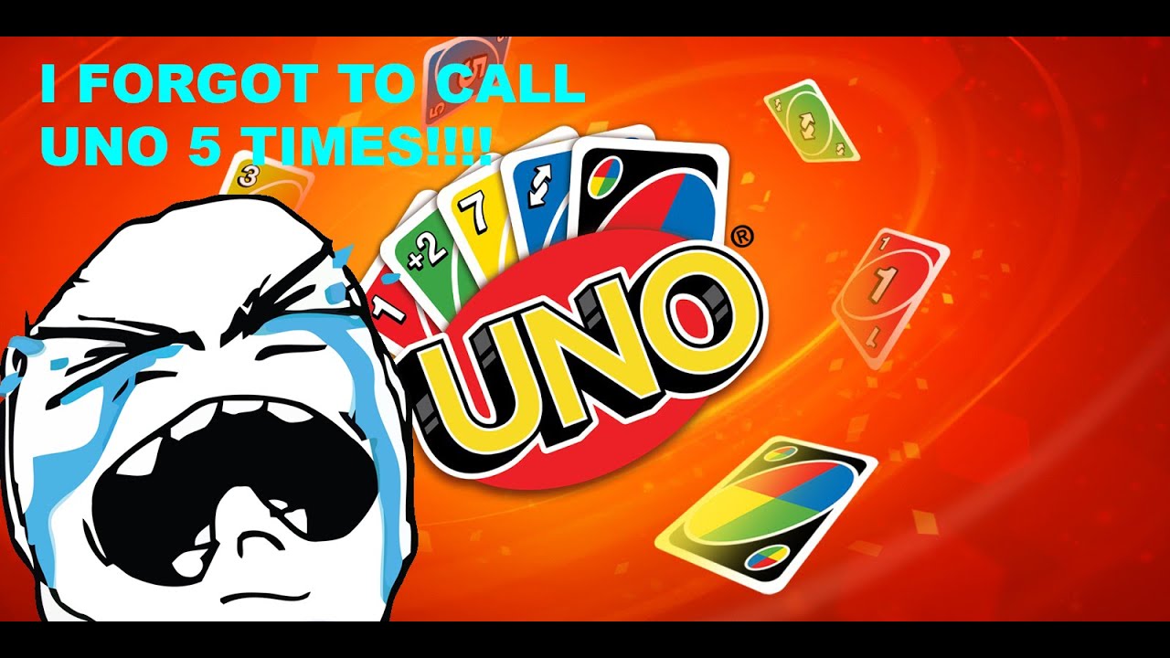 Forgot to call UNO! Uno w/friends! - YouTube