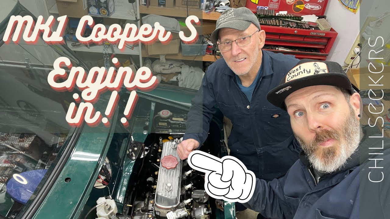 MK1 Cooper S Engine install part 1, finally!! - YouTube