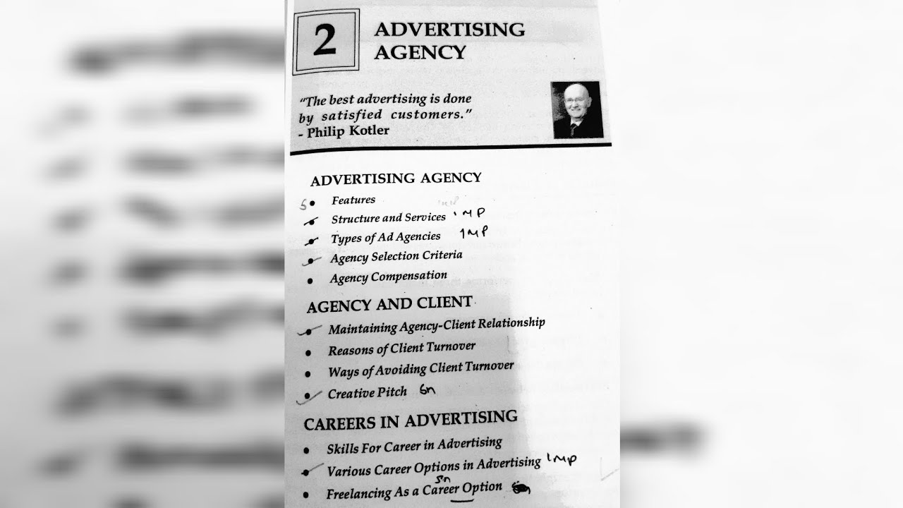 SYBCOM SEM-III | MODULE:2 ADVERTISING AGENCY NOTES - YouTube