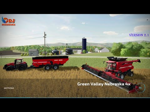FS22 map Green_Valley_Nebraska_4X №1 #FS22 #AutoDrive Courses # ...