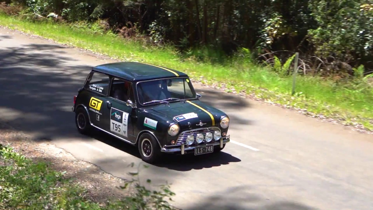 Targa High Country 2018 Tour - Morris Mini Cooper S, Pure Sound - YouTube