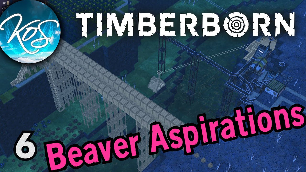 Timberborn - Dogbone Rise 6 - Building Grand Bridges (Custom Map/Tails ...