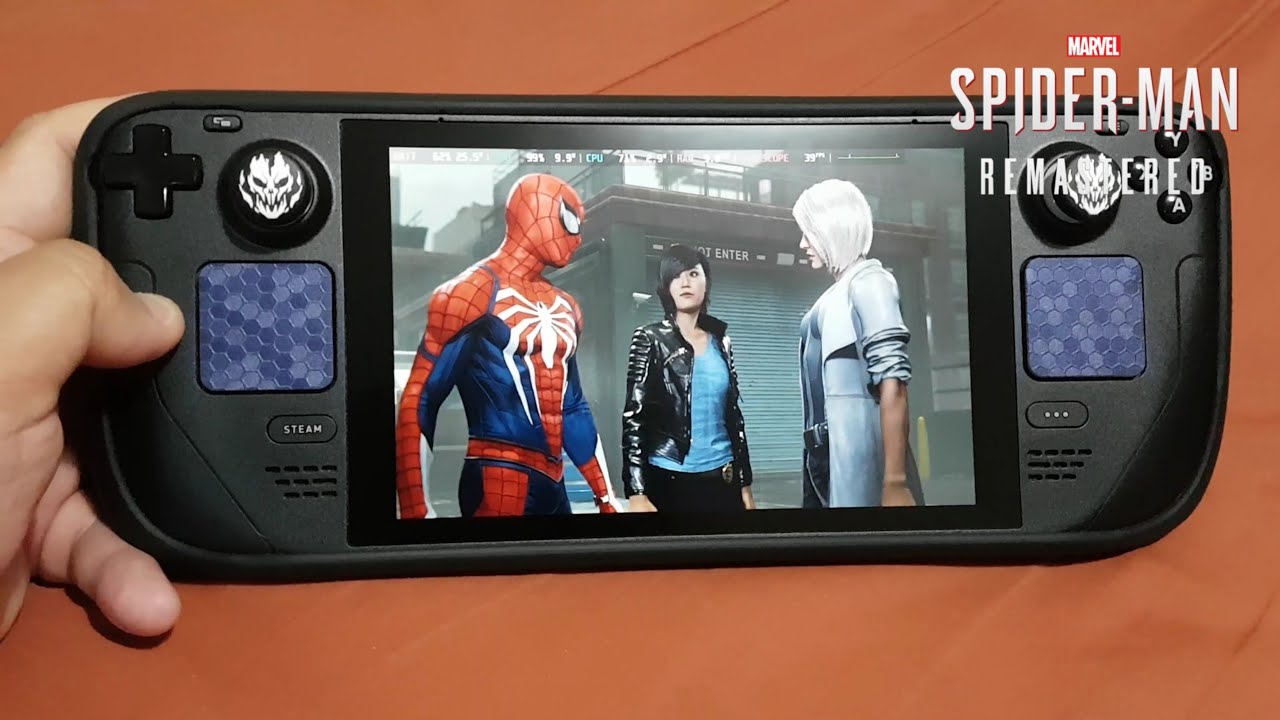 Marvel Spider-Man Remastered on Steam Deck Part 4 - YouTube