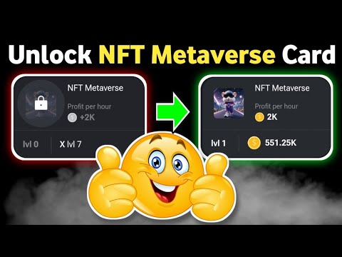 How to unlock NFT Metaverse card hamster kombat | Unlock daily combo ...